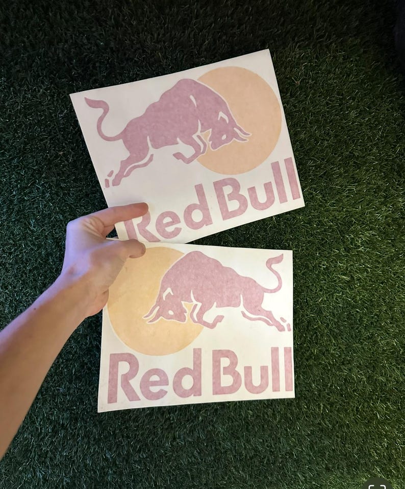 4 Pack Red Bull Redbull Vinyl Decal Set Collection Stickers - Etsy
