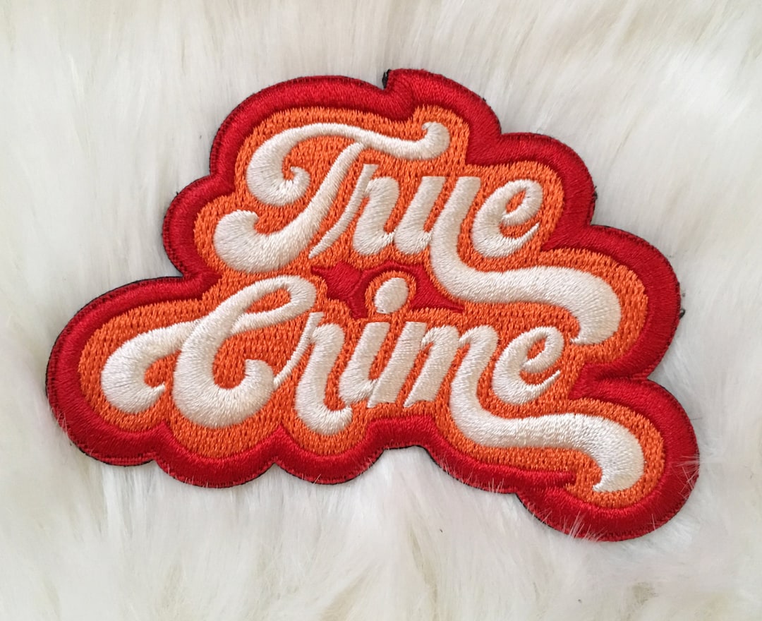 True Crime- Iron on Patch - Etsy