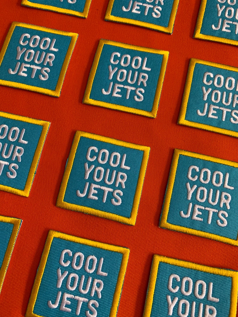 Cool Your Jets Iron on Patch - Etsy