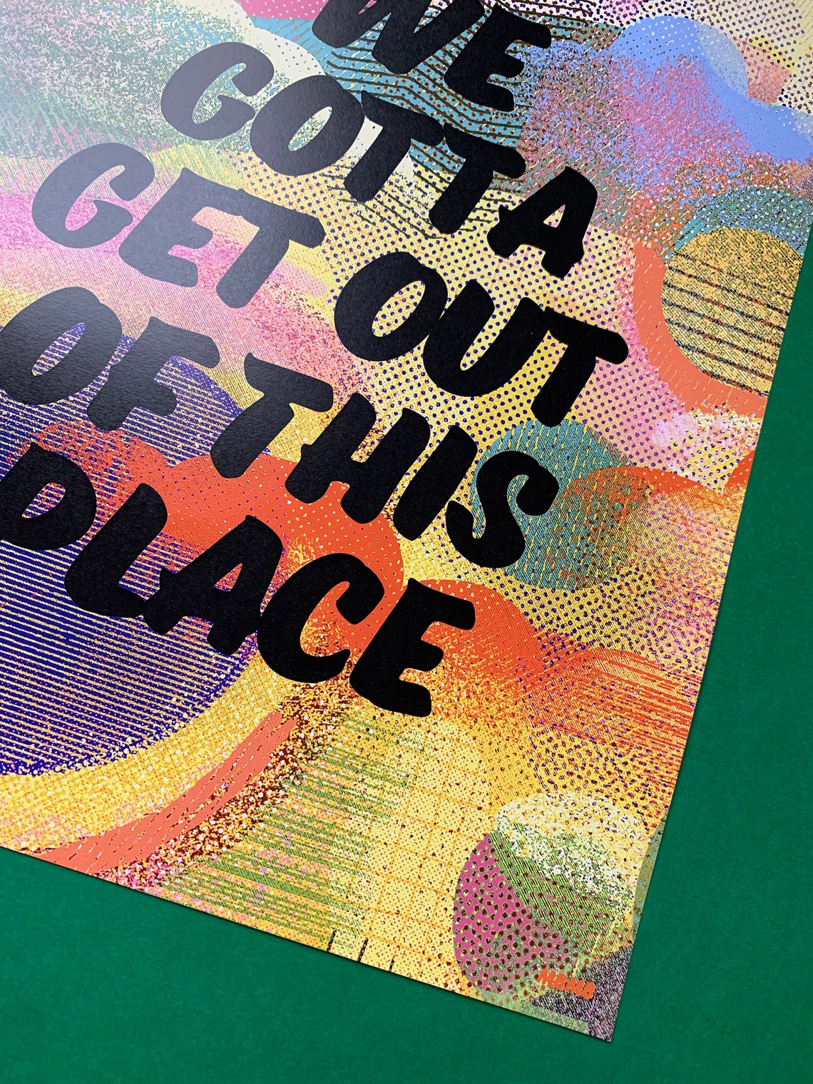 We Gotta Get Out Of This Place-11 x 14 print | Etsy