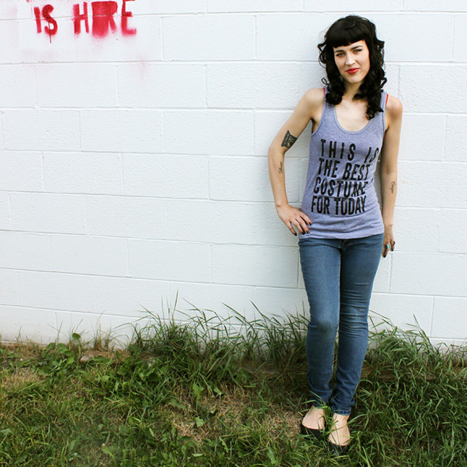 Tank-this is the Best Costume for Today - Etsy