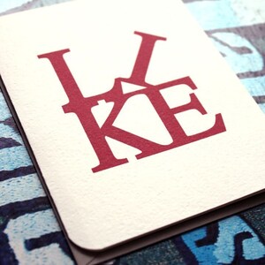 LIKE Card - Etsy