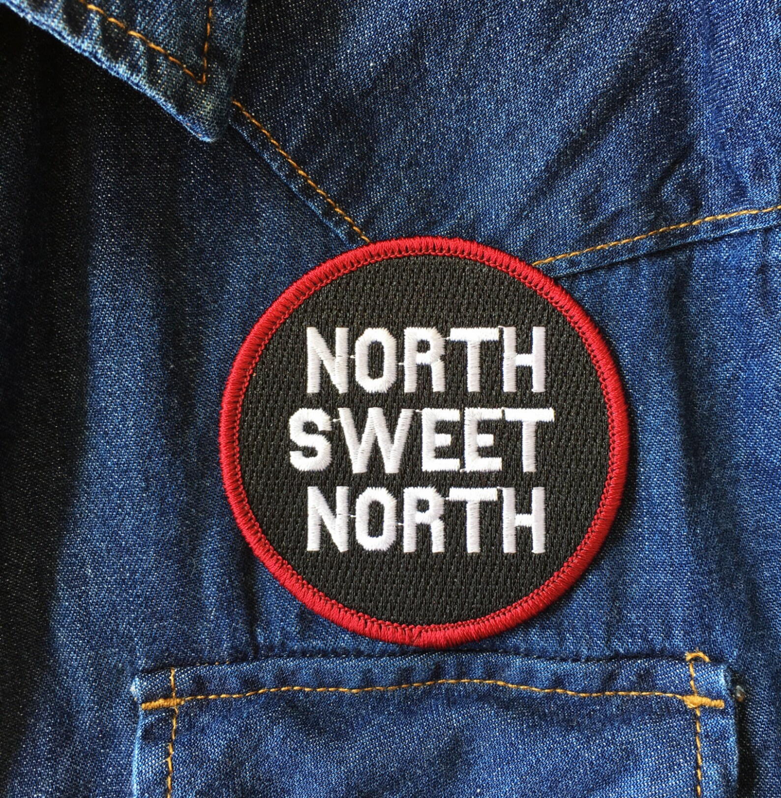 North Sweet North Iron on Patch | Etsy