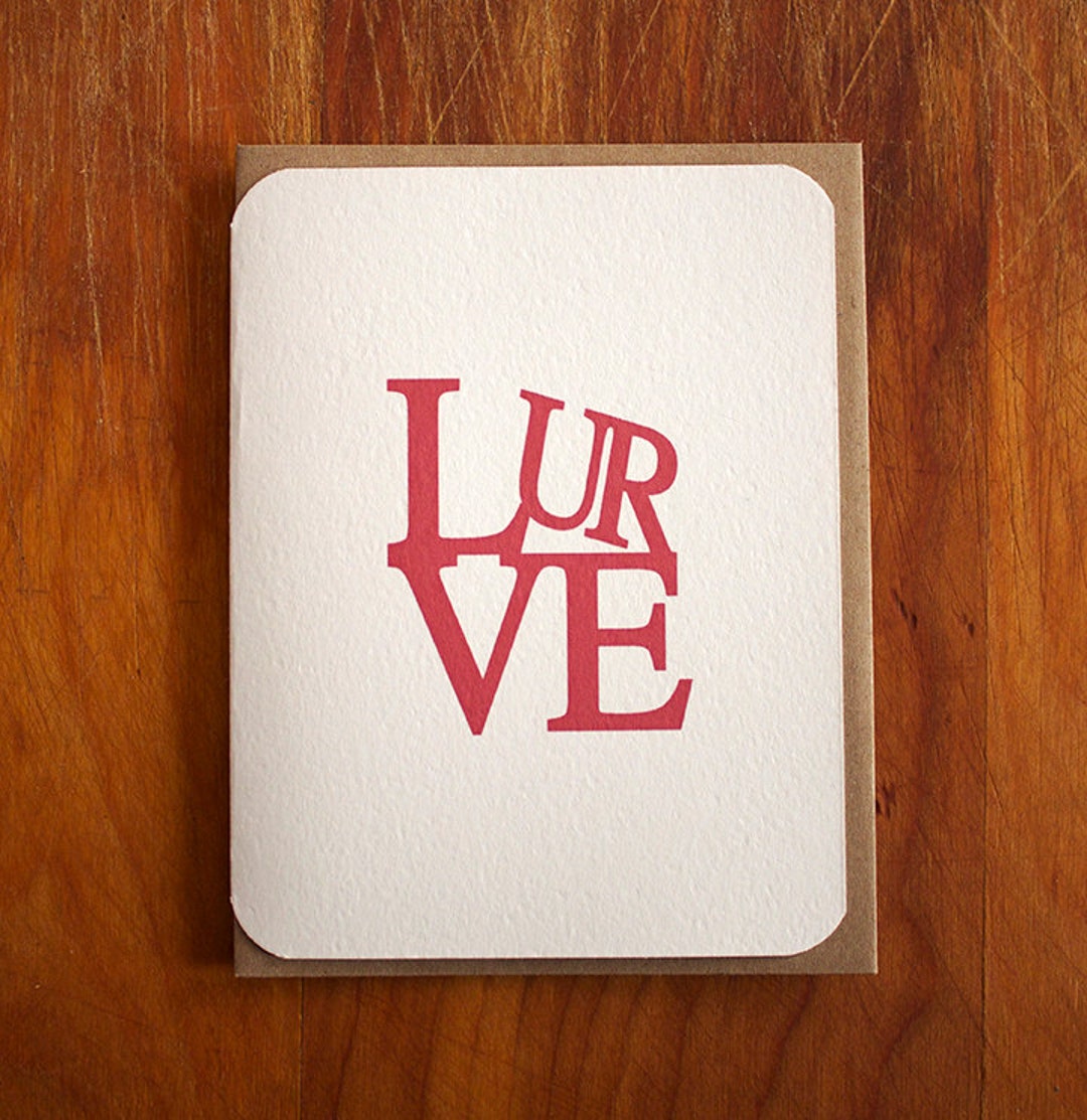 Lurve Card - Etsy