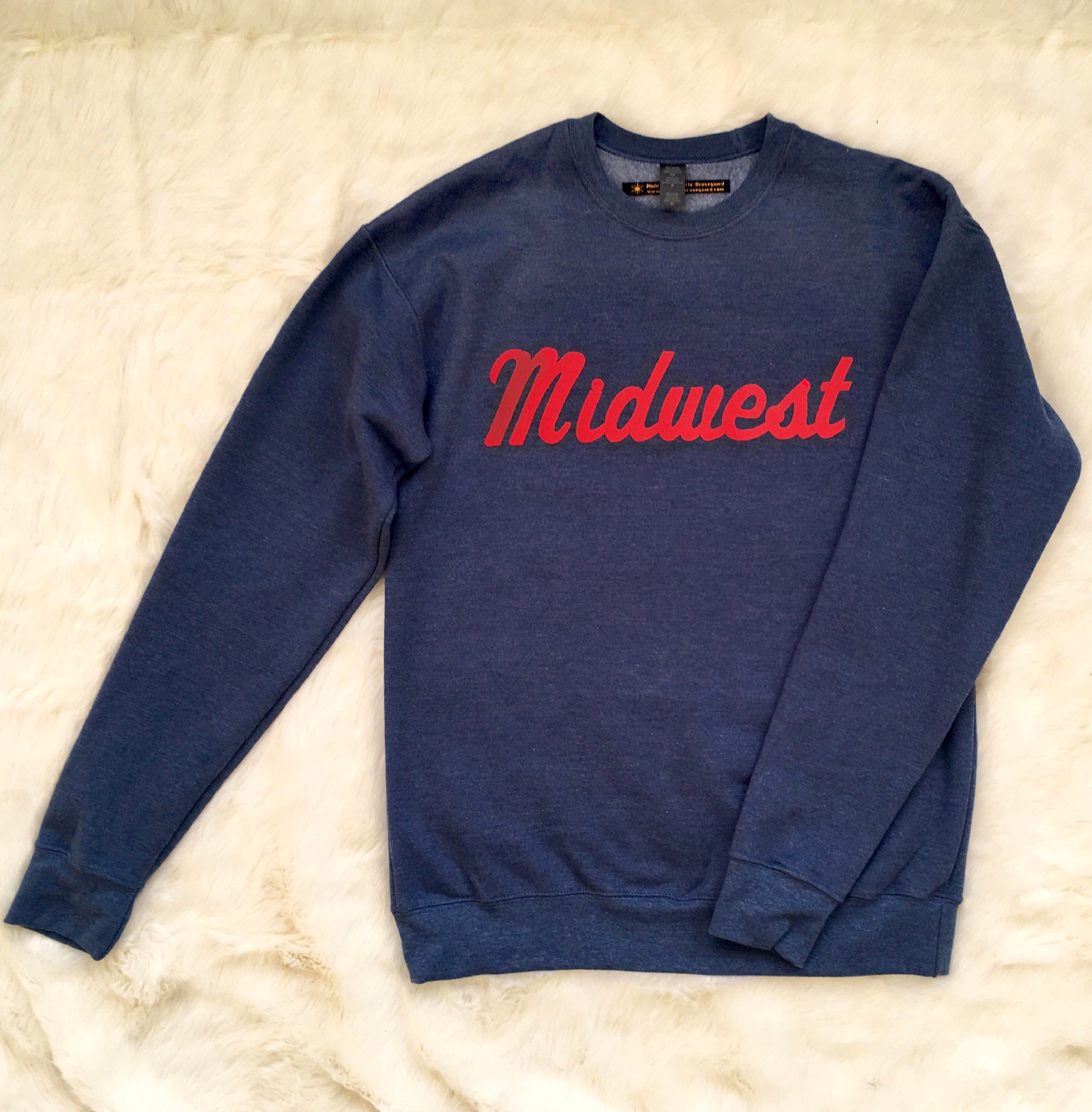 Midwest Unisex Flock Sweatshirt - Etsy