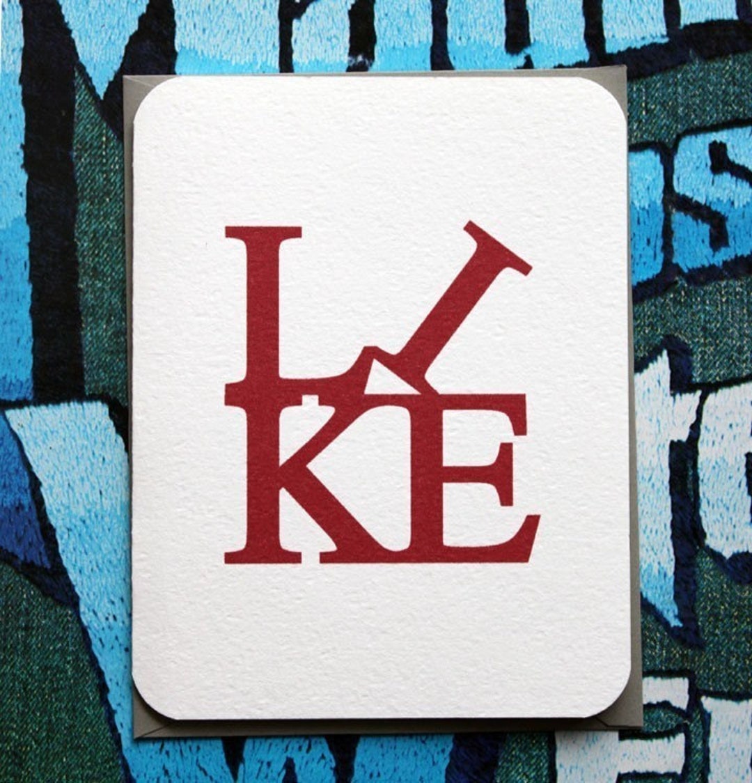 LIKE Card - Etsy