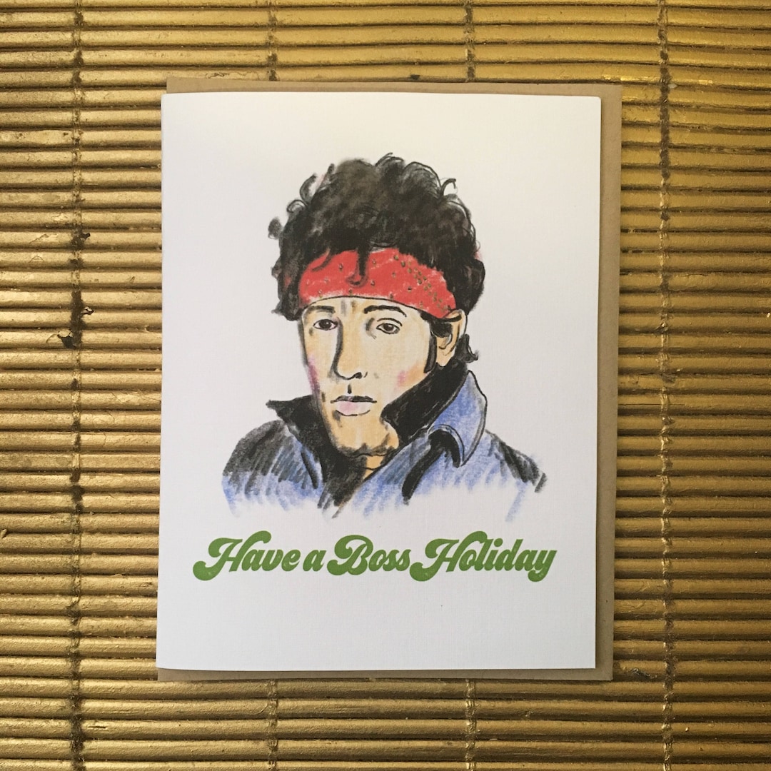 Have a Boss Holiday Card - Etsy