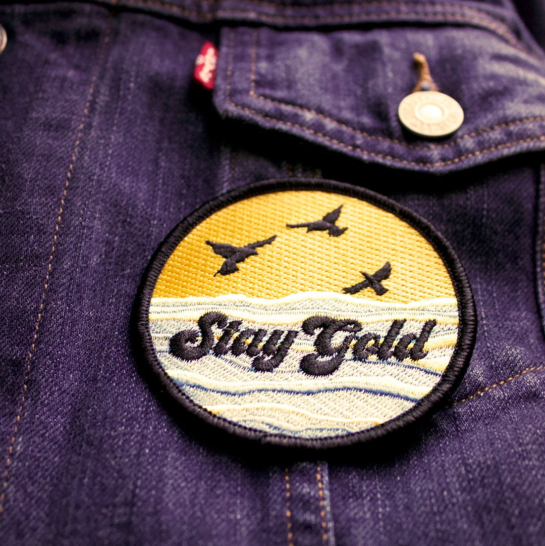Stay Gold- Iron on Patch - Etsy