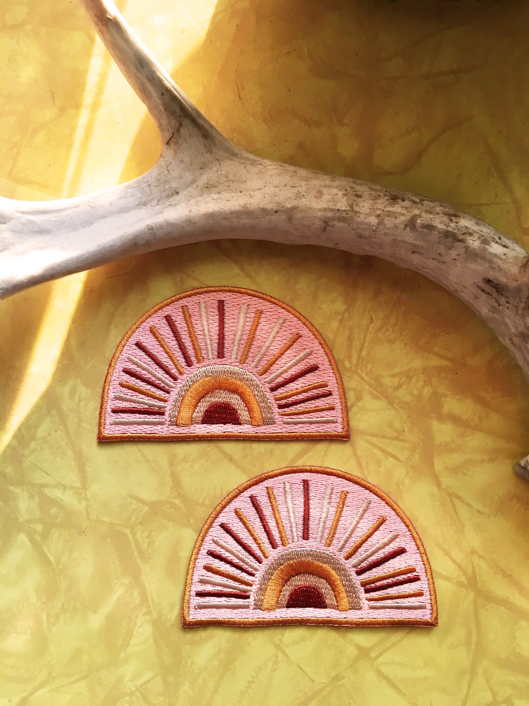 Sunny Sun- Iron on Patch - Etsy