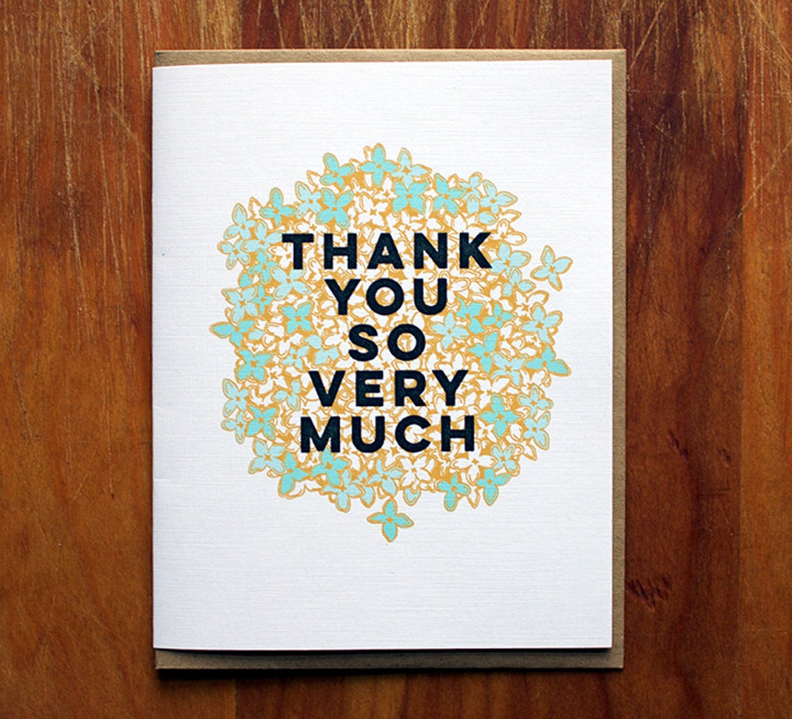 Thank You so Very Much. - Etsy