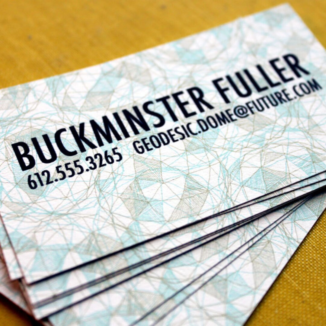 Mid Century Calling Cards - Etsy