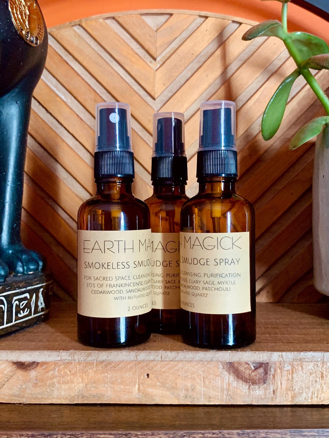 EARTH MAGICK Smudge Spray / Smokeless Smudge / Sacred Space Mist All ...