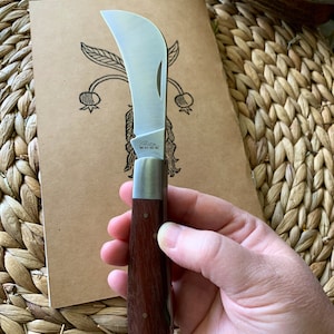 BOLINE Herb Knife Sickle Herbalist Tool Herbalism Foraging Hedgewitch ...