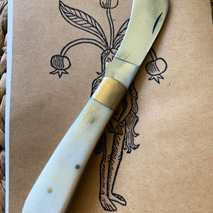 Hand BOLINE Bolline Sickle Herbalist Tool Druidic Ritual Druid ...