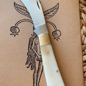 Hand BOLINE Bolline Sickle Herbalist Tool Druidic Ritual Druid ...