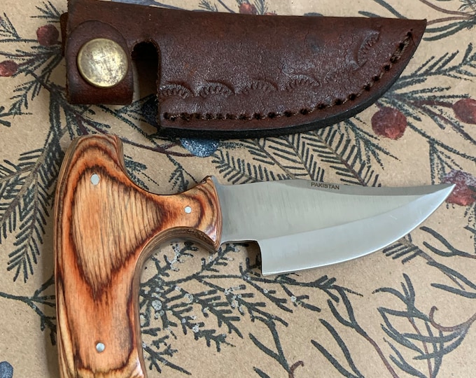 ROOT KNIFE Herb Boline With Belt Sheath Herbalist Tool Foraging Digger ...