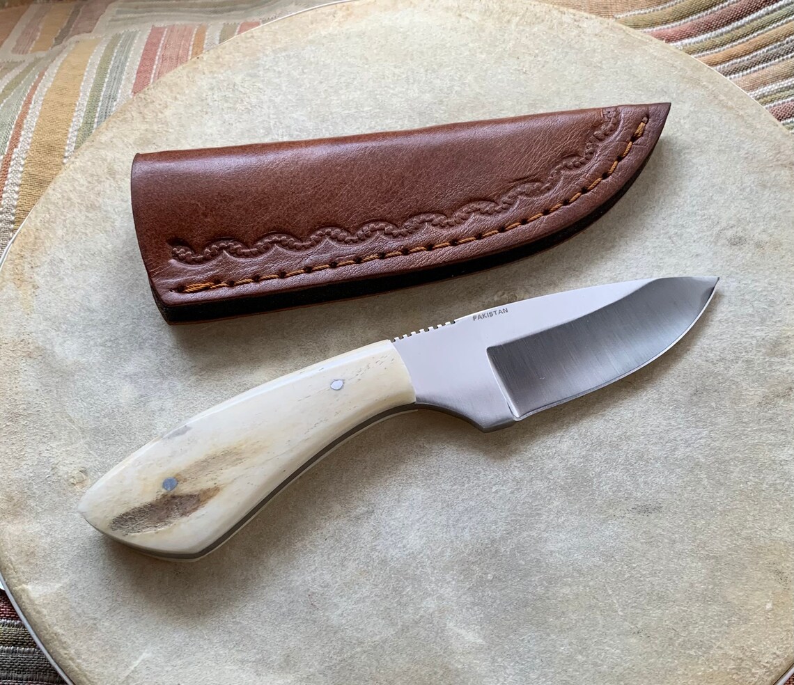 HERB KNIFE Boline With Belt Sheath Herbalist Tool Ritual Herbs | Etsy