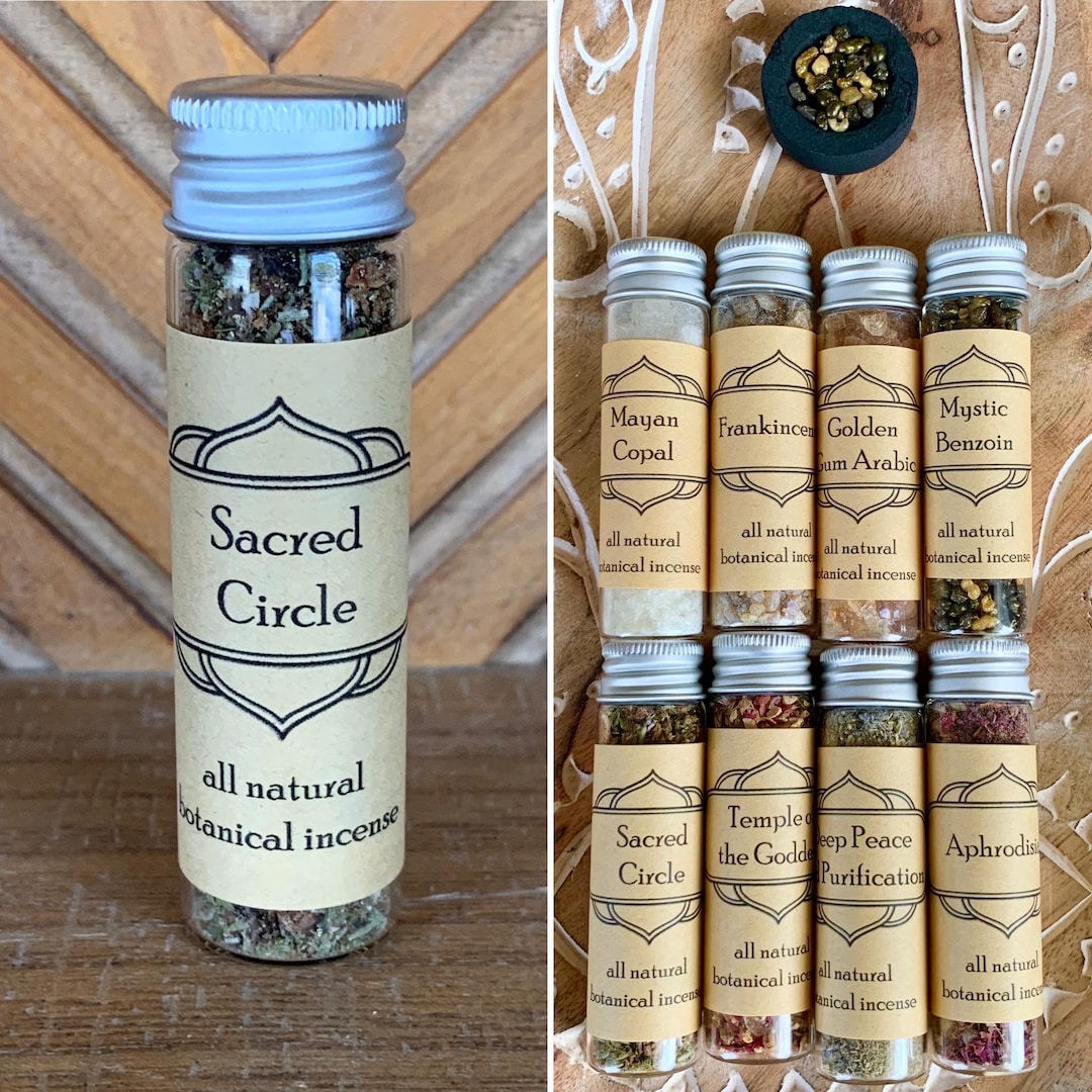 SACRED CIRCLE Herbal Loose Incense / Ancestral and Ceremonial Ritual ...