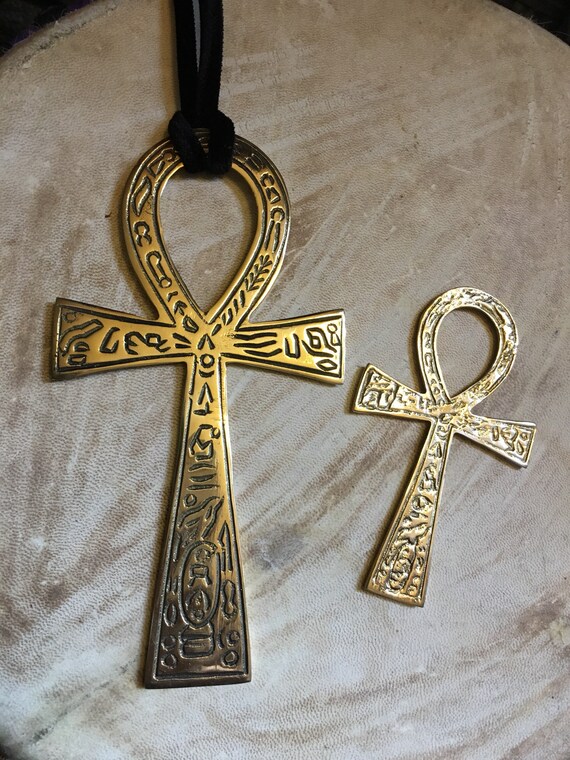 Brass ANKH Egyptian Kemetic Sacred Symbol Choose Large or - Etsy