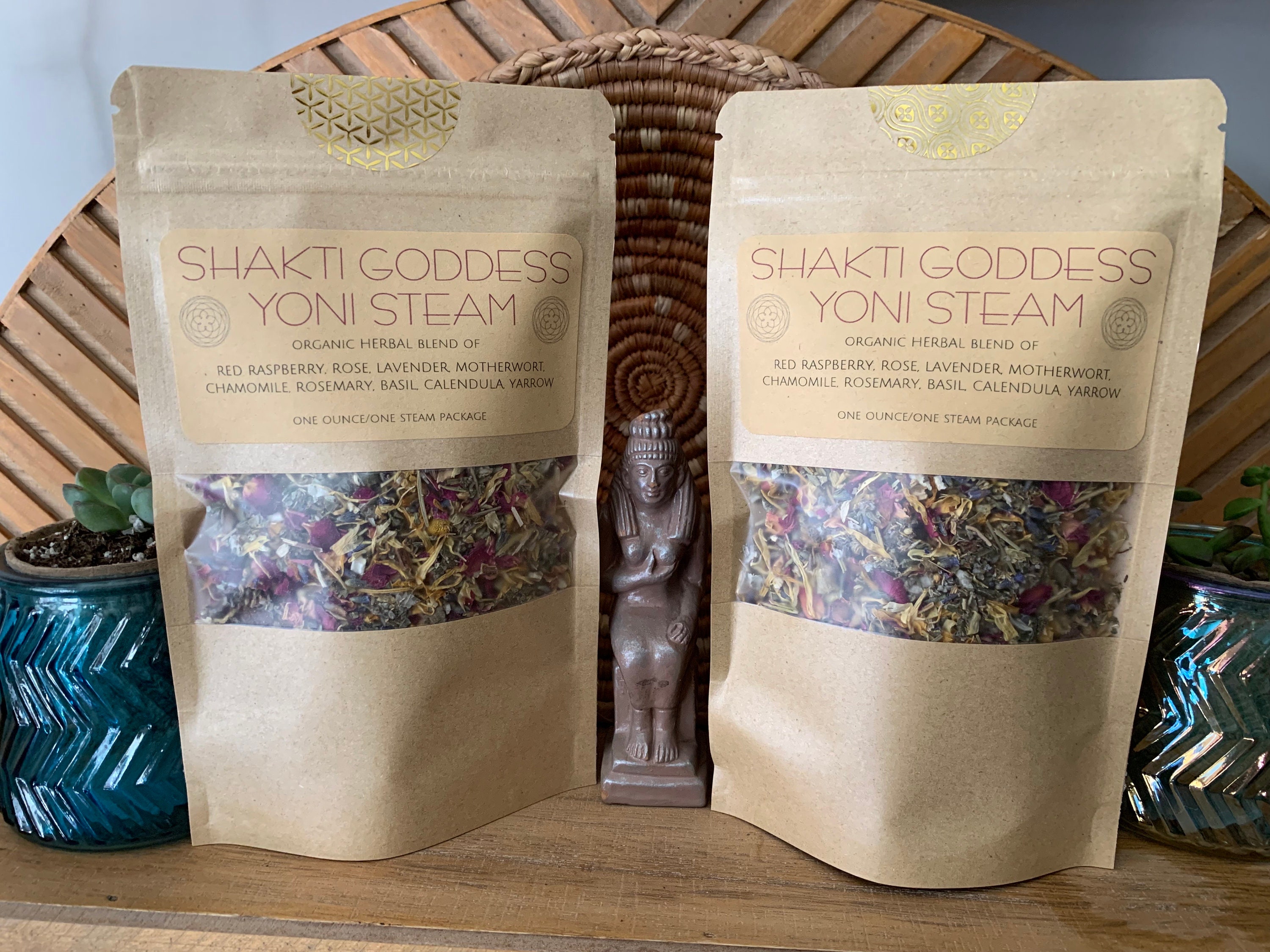 YONI STEAM Organic Blend 1 Oz Vaginal Steaming All Purpose Blend Herbs ...