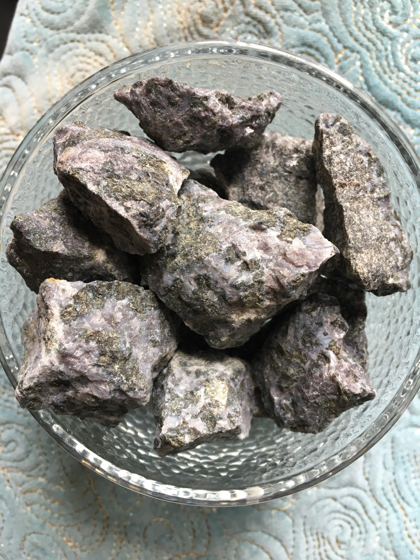 Raw MERLINITE Mystic Merlinite Indigo Gabbro Crystal Chunks | Etsy