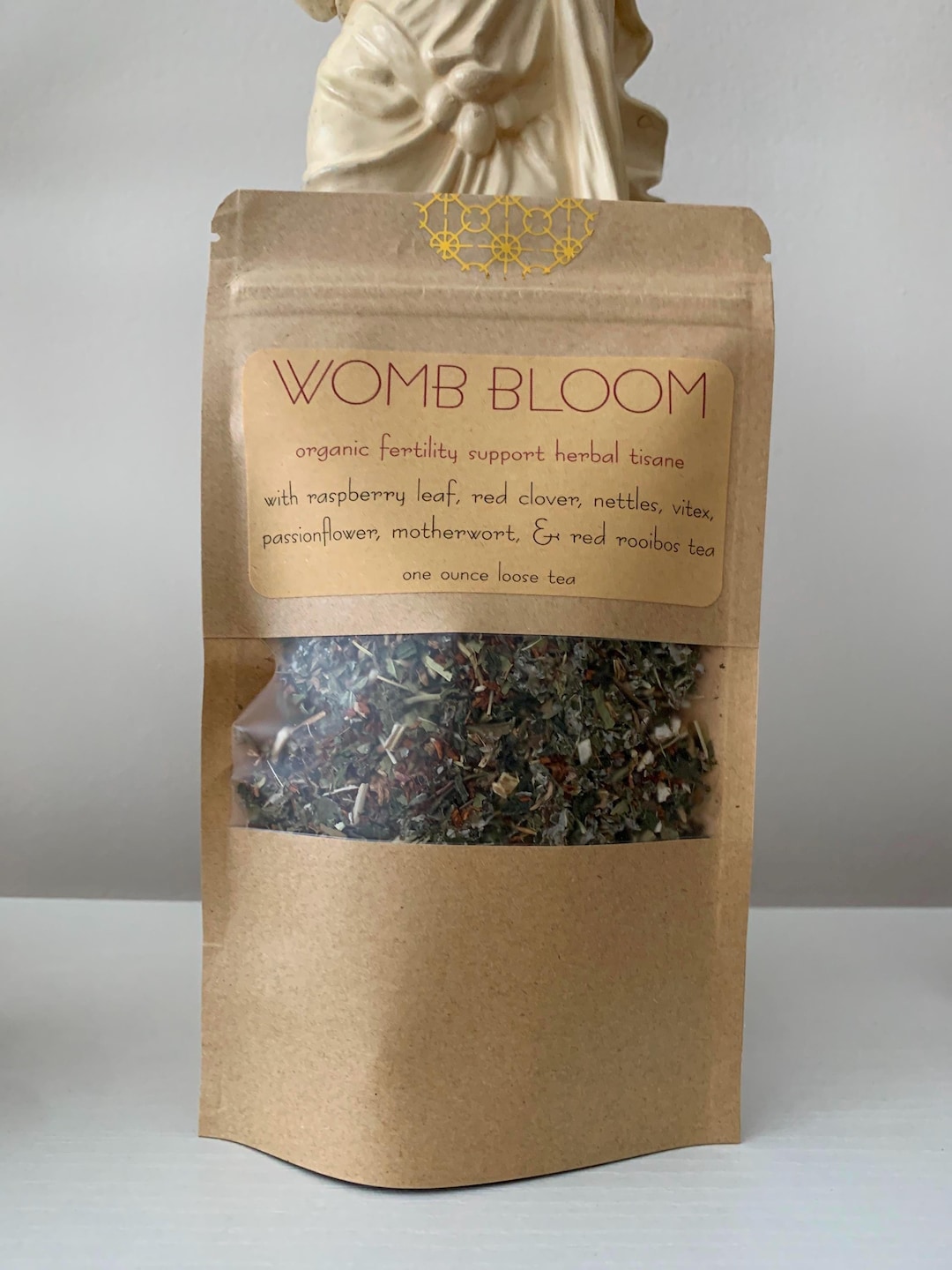 WOMB BLOOM Herbal Tea Fertility Support Blend One Ounce 1 Oz or 3 Oz ...