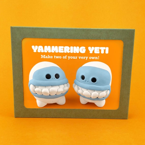 Make Your Own Yeti Kit Each Kit Makes 2 Yetis - Etsy