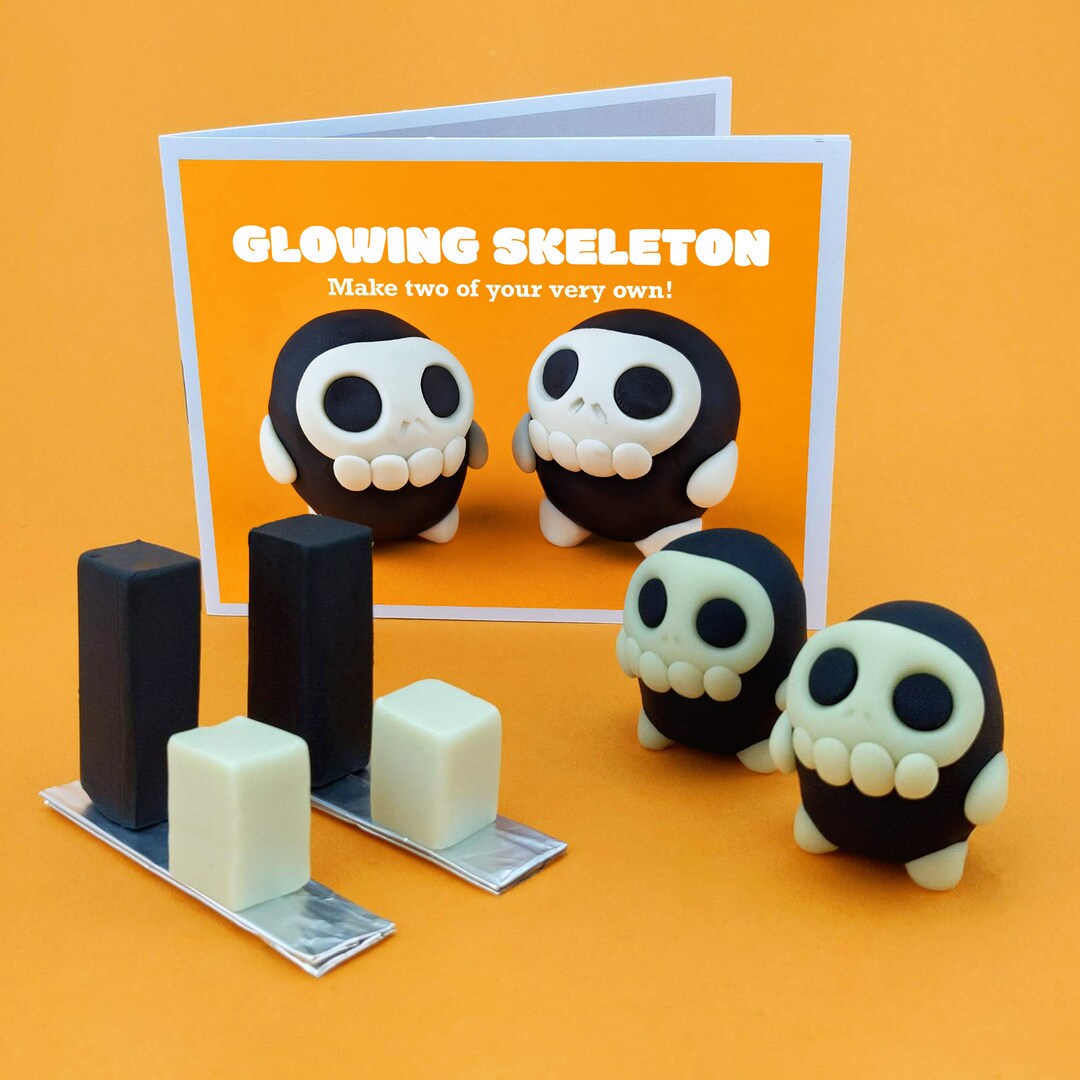 DIY Make Your Own Glowing Skeletons Kit! Each Kit Makes 2 Glowing ...