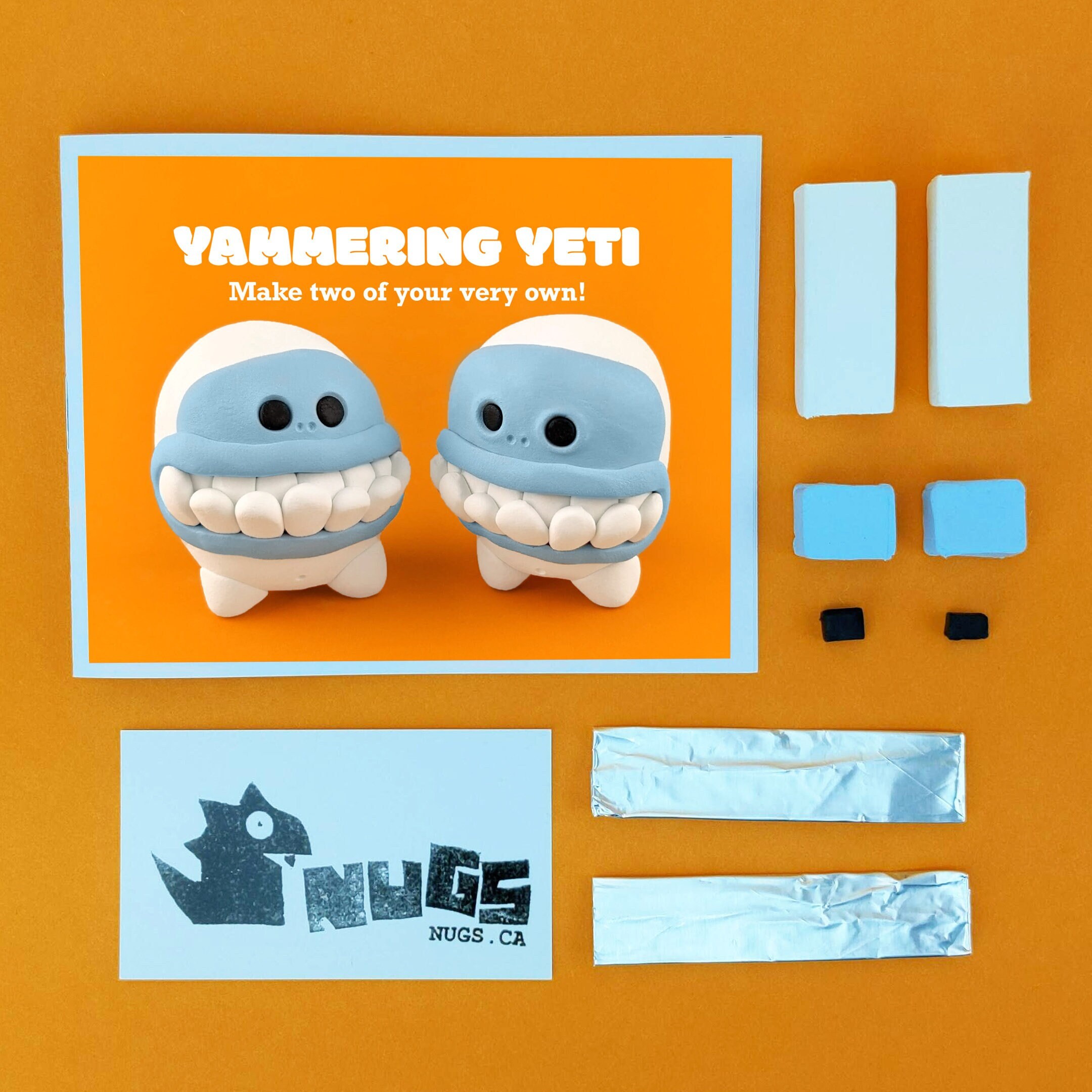 Make Your Own Yeti Kit! Each Kit Makes 2 Yetis - Etsy Canada