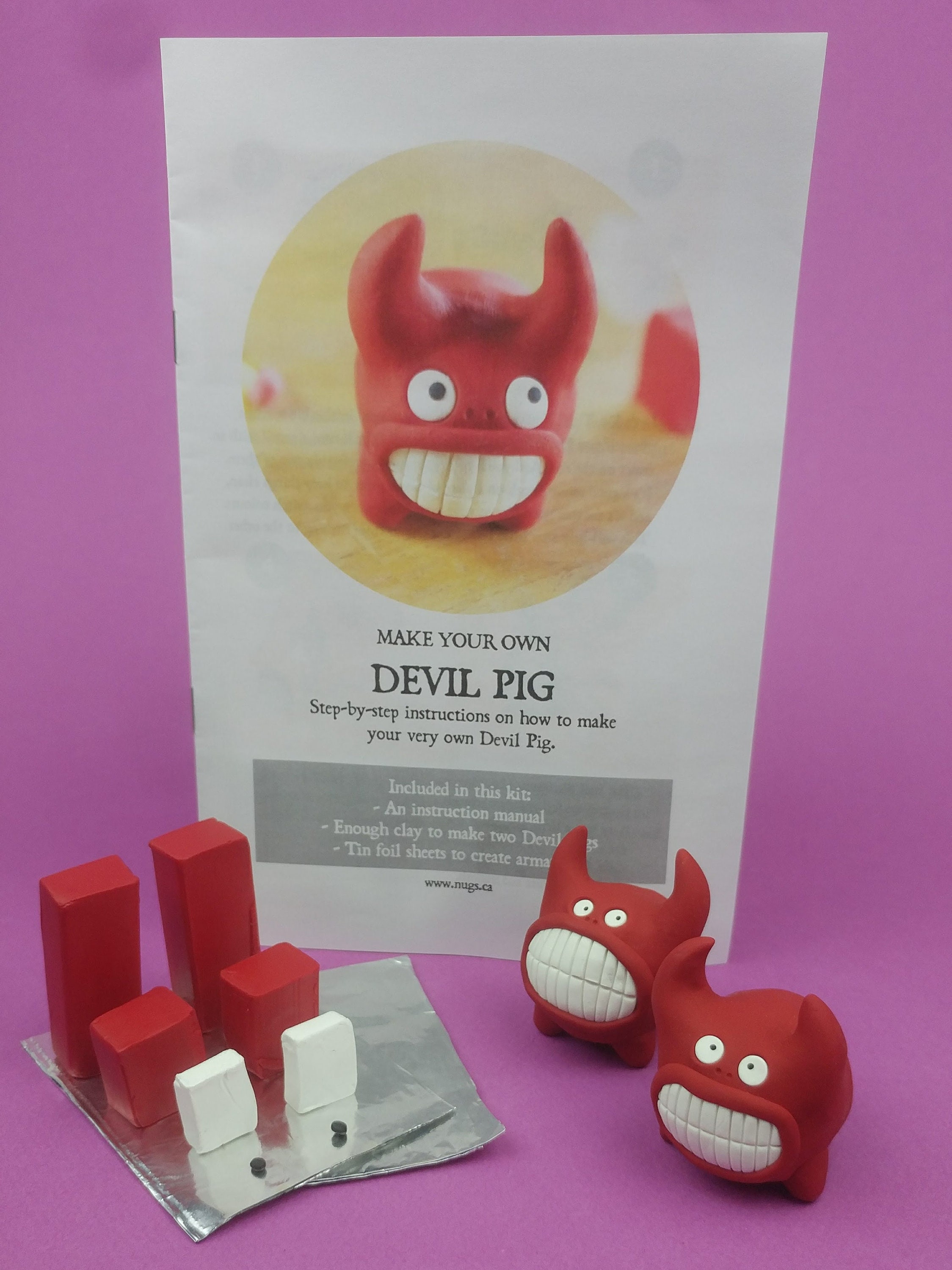 Make Your Own Devil Pigs Kit Each Kit Makes 2 Devil Pigs | Etsy