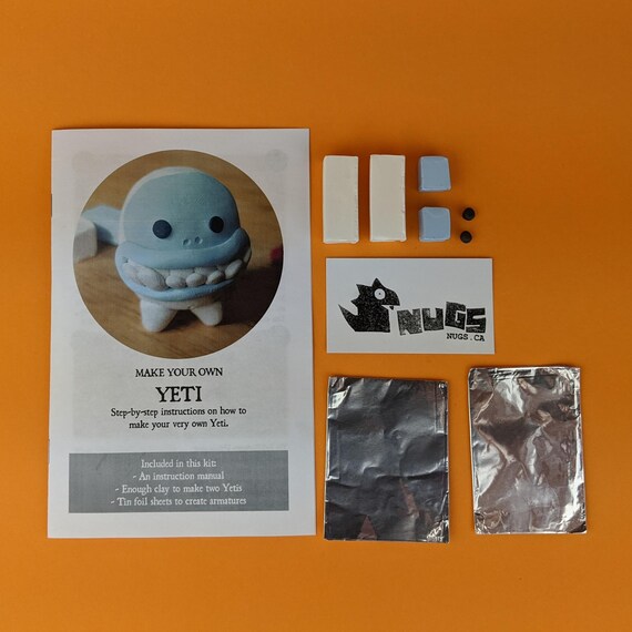 Make Your Own Yeti Kit Each Kit Makes 2 Yetis | Etsy Canada