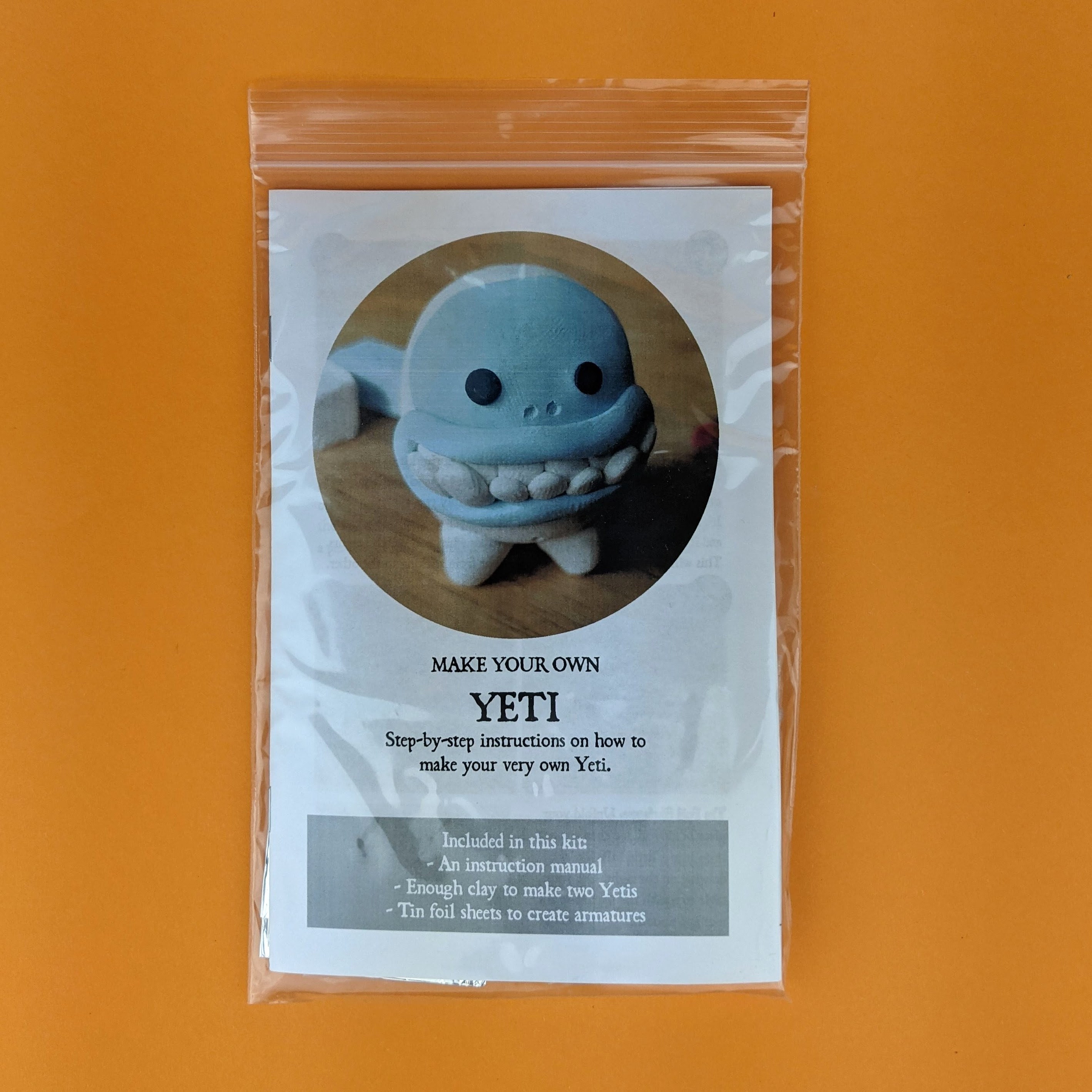 Make Your Own Yeti Kit Each Kit Makes 2 Yetis | Etsy