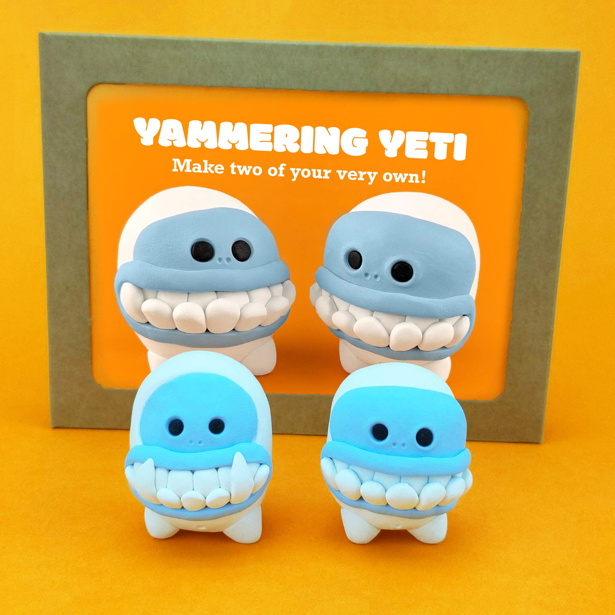 Make Your Own Yeti Kit! Each Kit Makes 2 Yetis - Etsy Canada