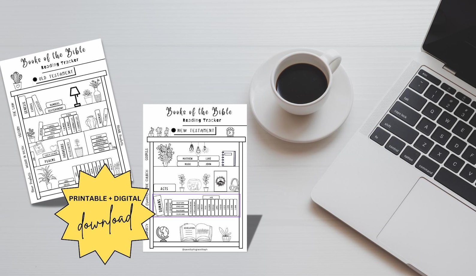 Books of the Bible Reading Tracker - Printable/digital (english ...