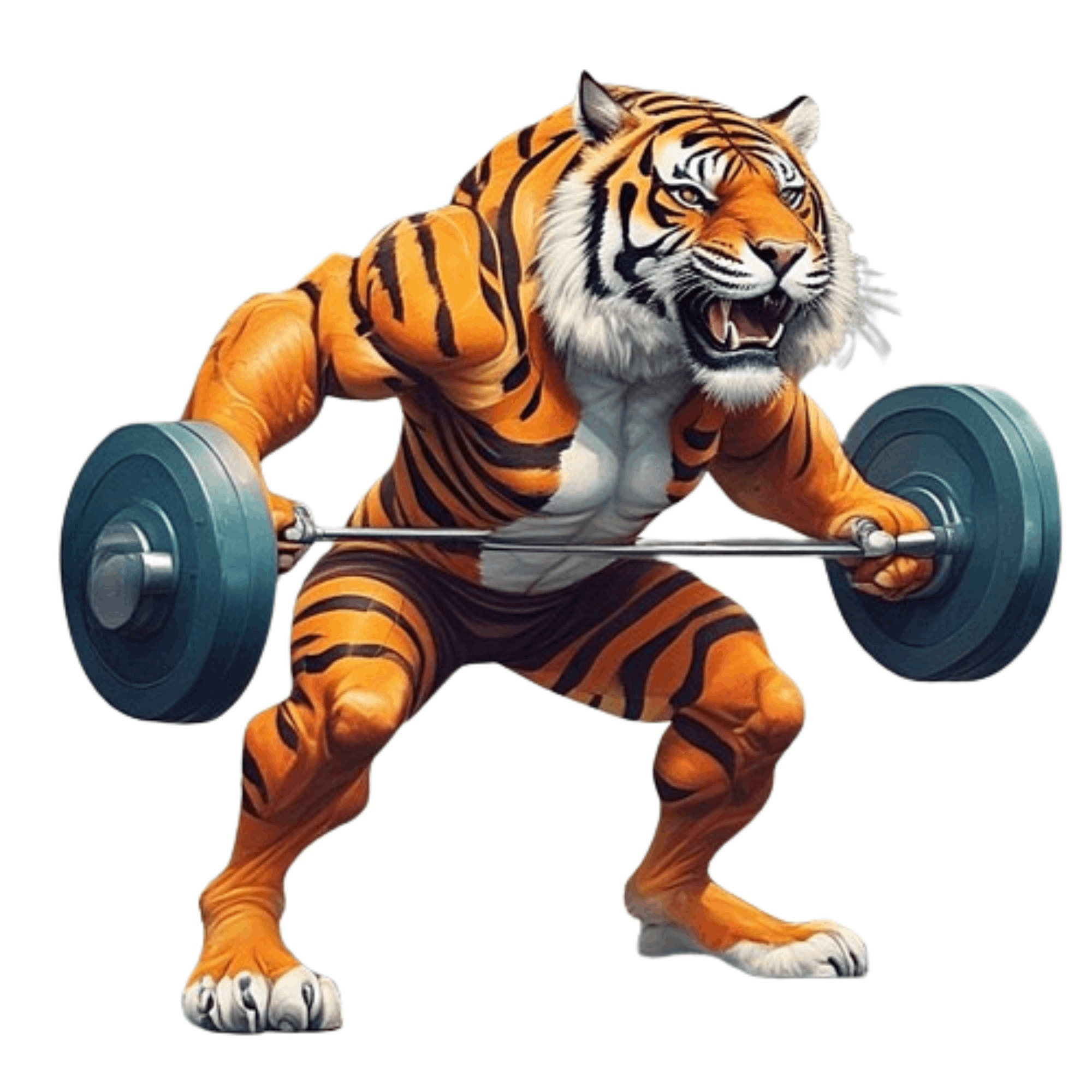 Animal Lifting Weight Clip Art, Digital Download, 10 High Quality PNG ...