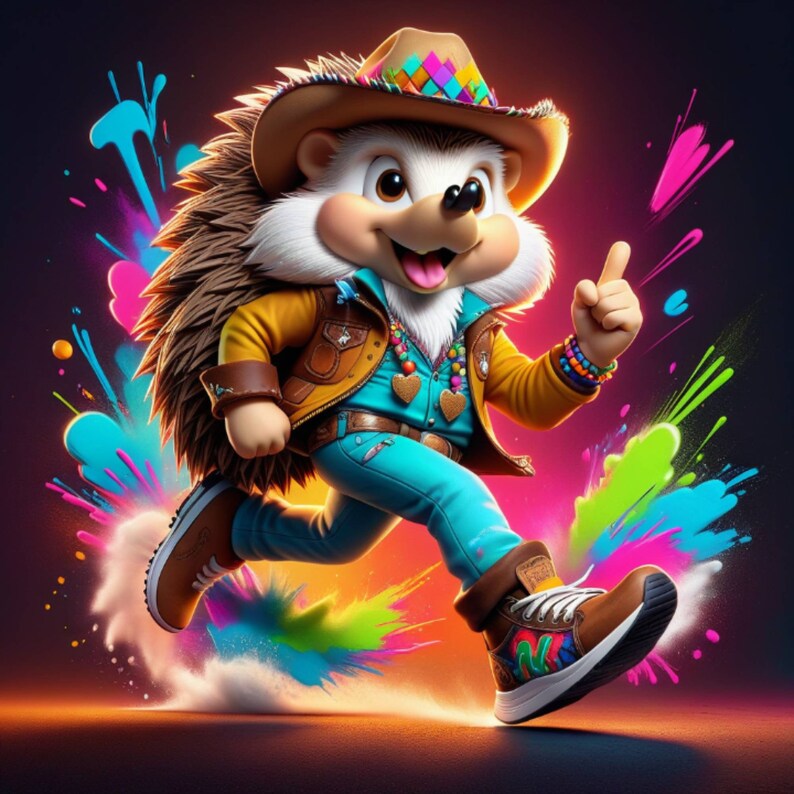 Animals Splash Color Clip Art, Digital Download, 10 Transparent Images ...