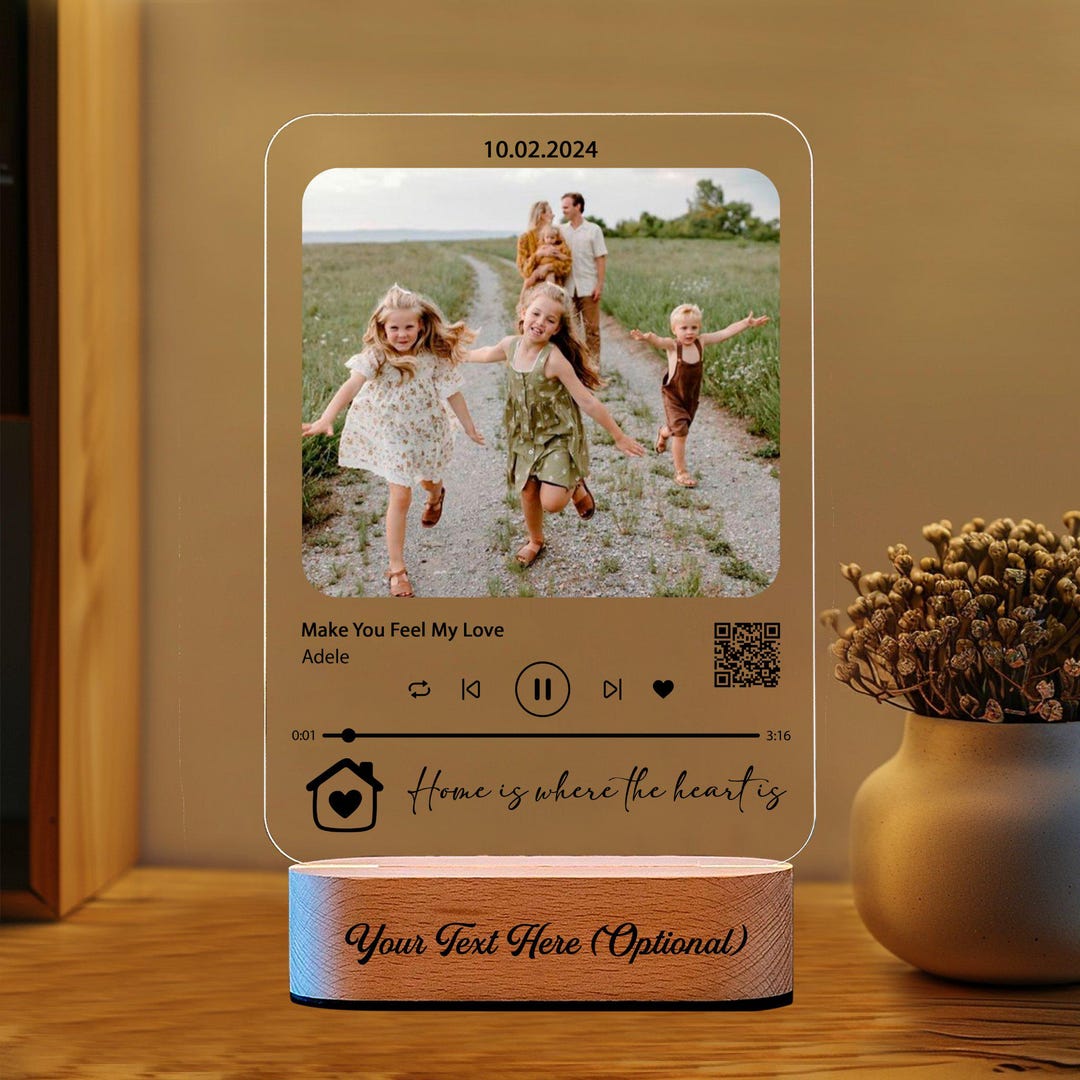 Personalized Photo Plaque With Stand, Custom Photo Wedding Gift, Photo ...