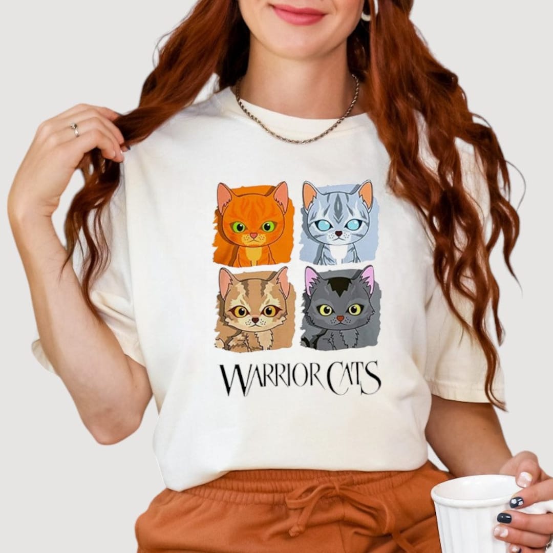 Warrior Cats Four Cats Adult Unisex T Shirt - Etsy
