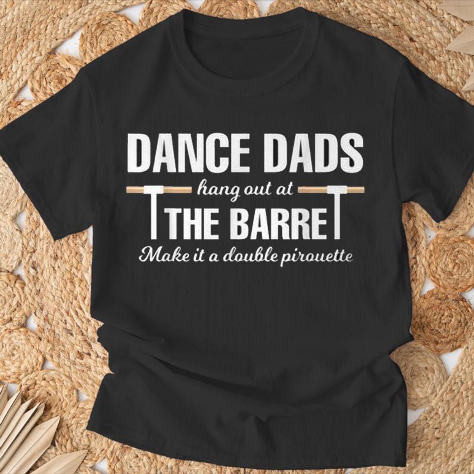 Dance Dads Hang Out at the Barre T-shirt, Funny Dance Dad Shirt, Dance Dad Gift, Dance Dad Tee ...