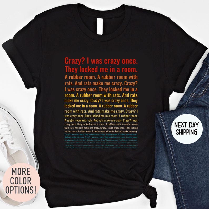 Crazy I Was Crazy Once Meme T-shirt: Funny Viral Tee - Etsy Australia