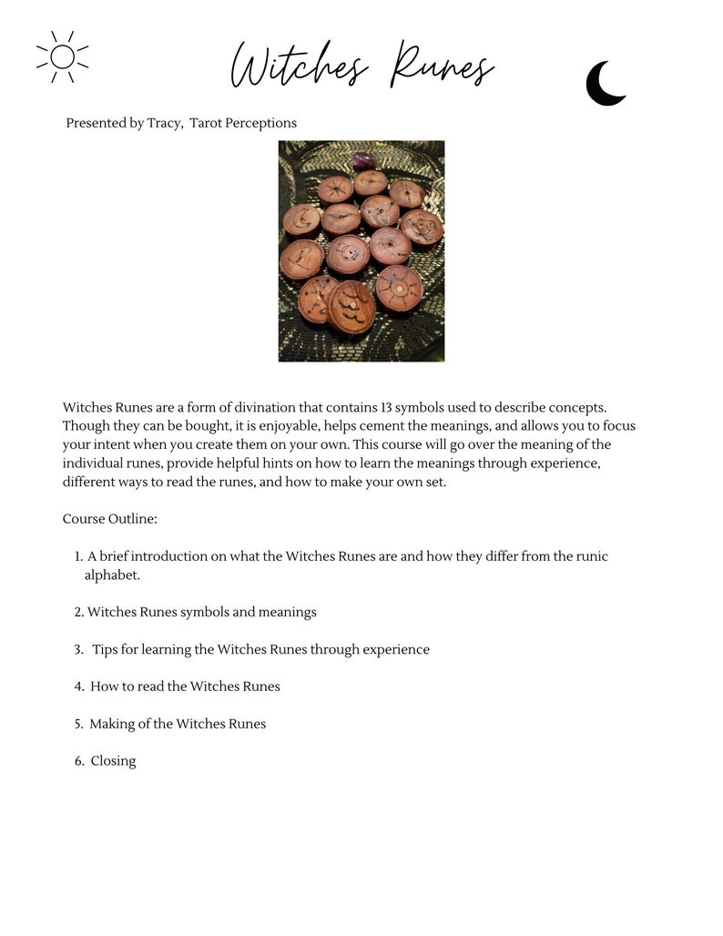 How to Make and Read the Witches Runes. Learn How to Read the 13 ...