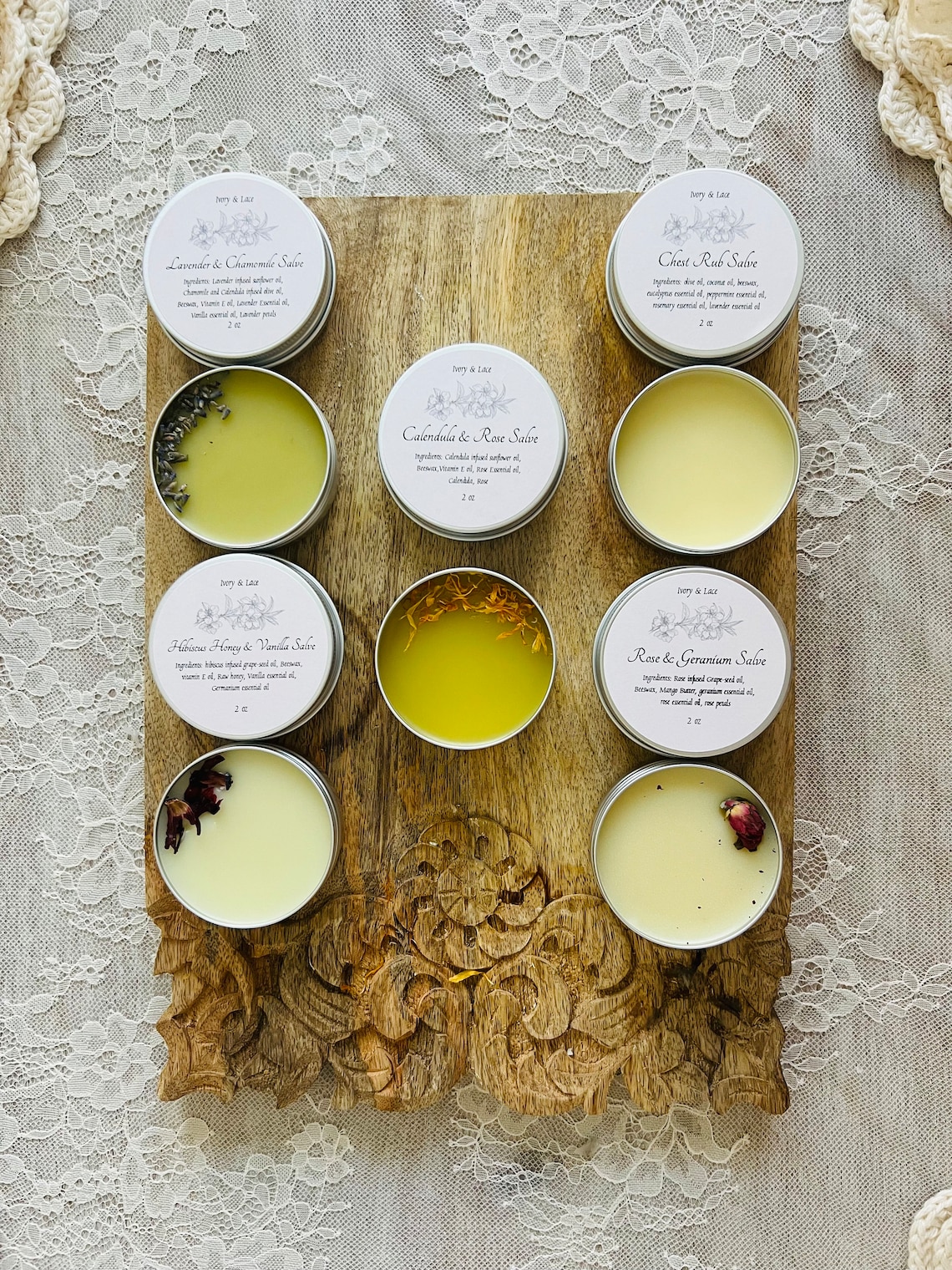 Calendula & Rose Salve - Etsy