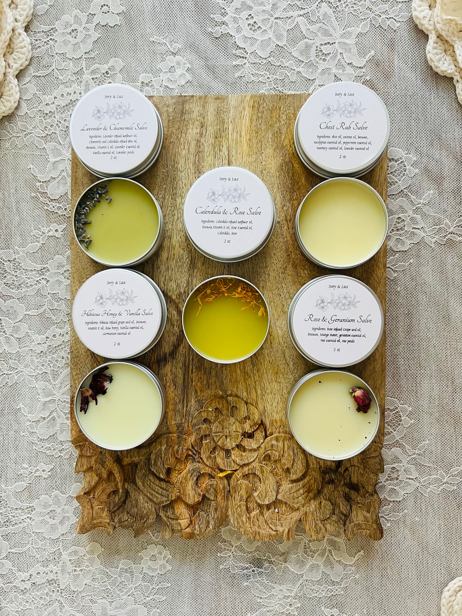 Calendula & Rose Salve - Etsy