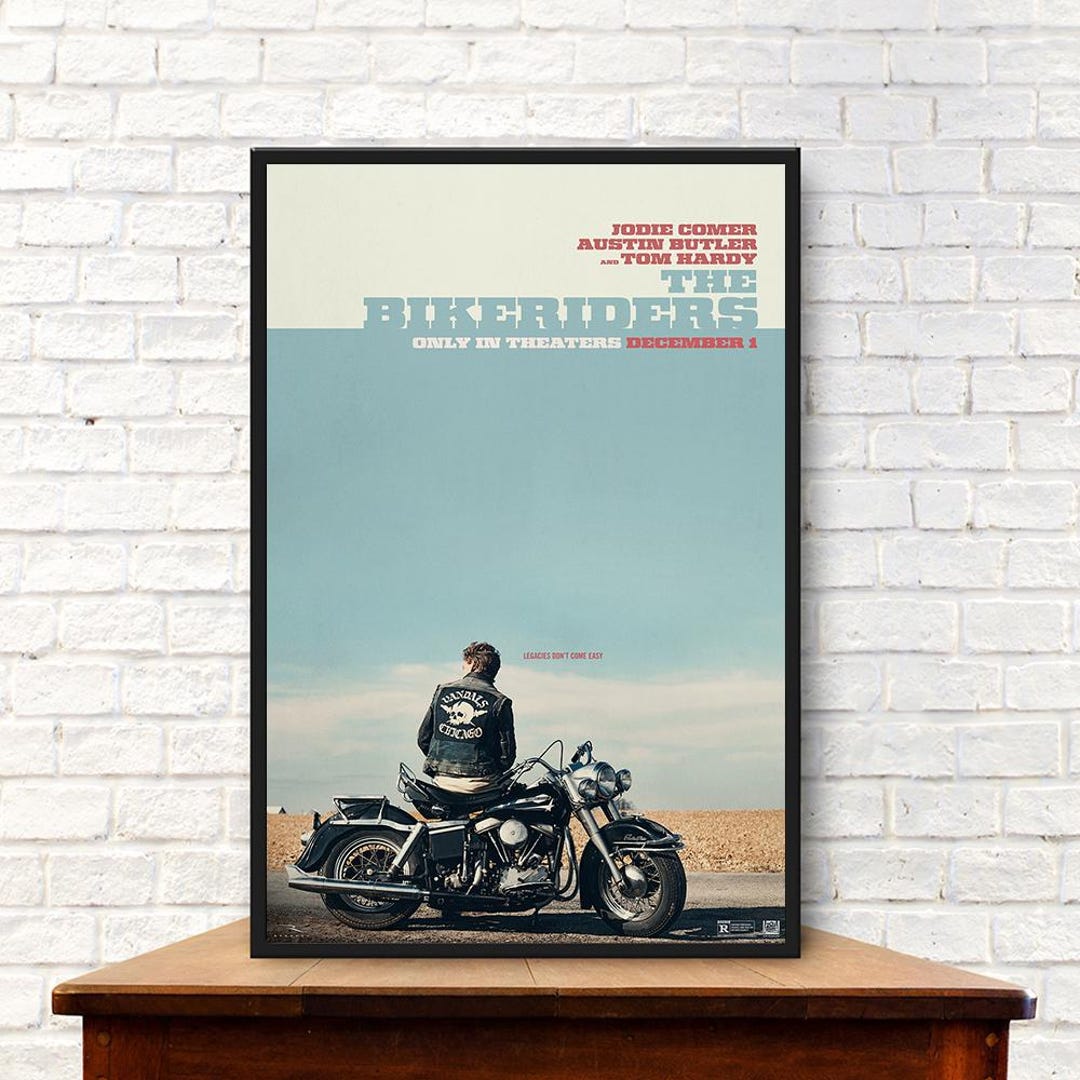 2024 Film the Bikeriders Movie Poster for Home Living Wall Art Birthday ...