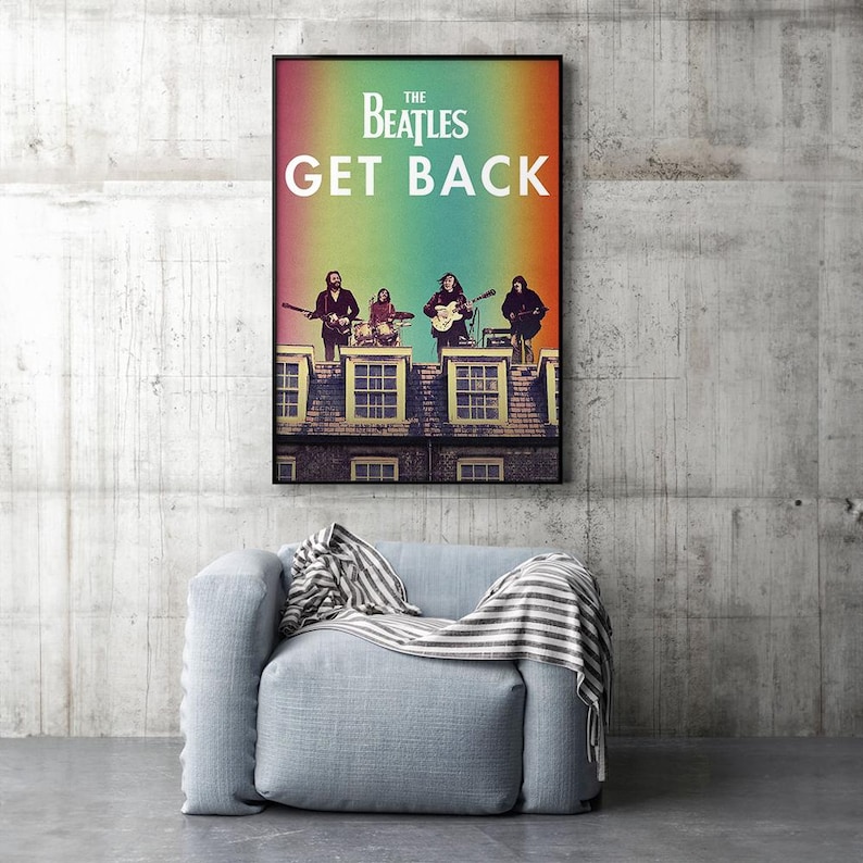 The Beatles Get Back Poster Disney John Lennon Paul Mccartney Ringo ...