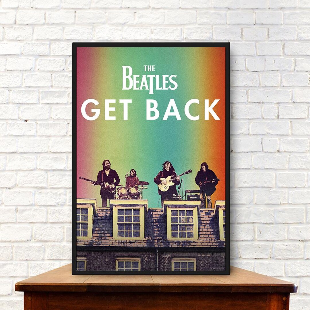 The Beatles Get Back Poster Disney John Lennon Paul Mccartney Ringo ...