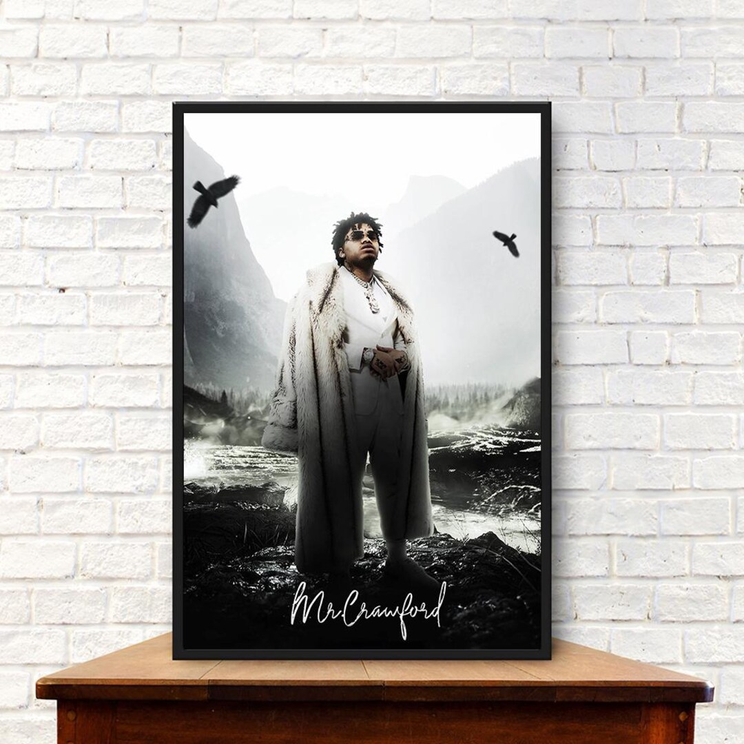 Nocap American Rapper Mr. Crawford Poster for Home Living Wall Art ...