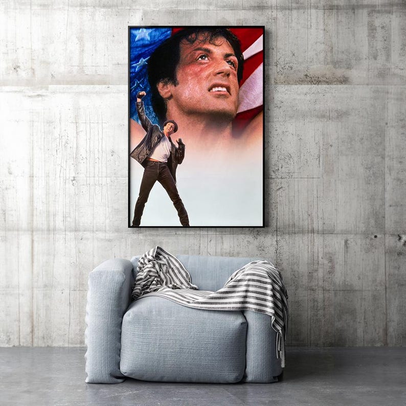 Rocky Balboa Stallone Boxing Movie Vintage Film Poster for Home Living ...