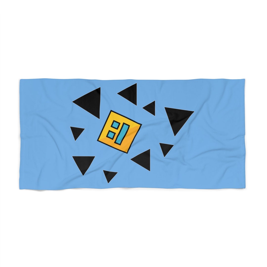 Geometry Dash Beach Towel - Etsy