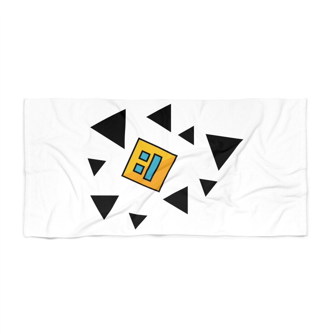 Geometry Dash Beach Towel - Etsy